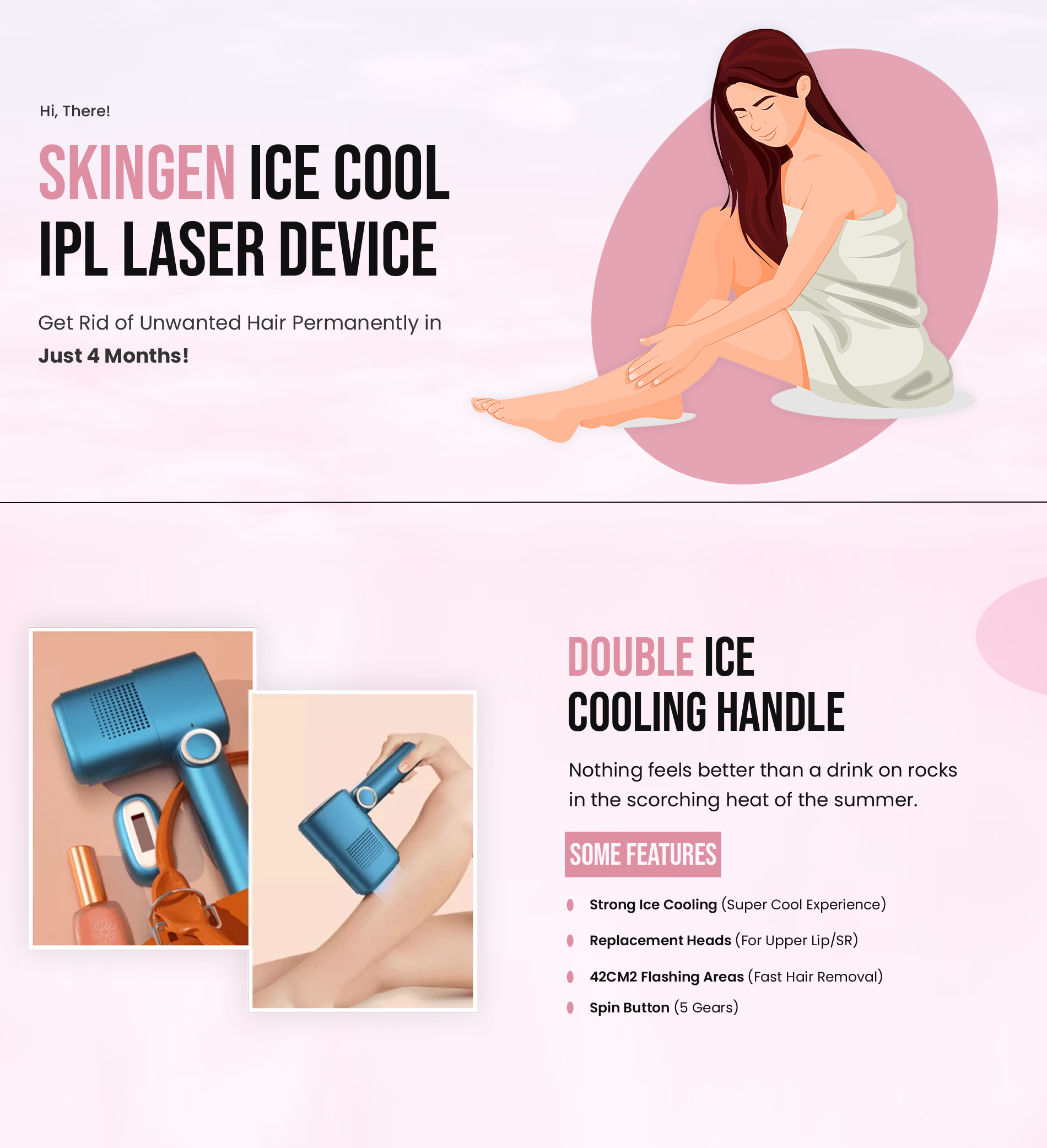 Ice IPL laser device - Skingen Pakistan